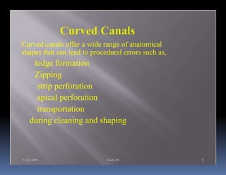 Endo note 18 ledge formation | PPTX
