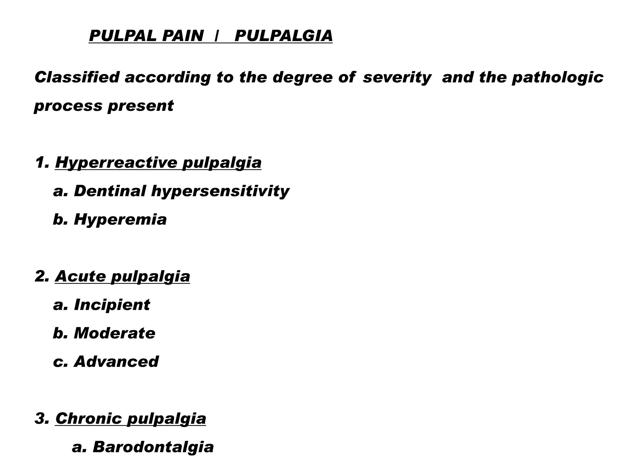 Endodontic Pain | PDF