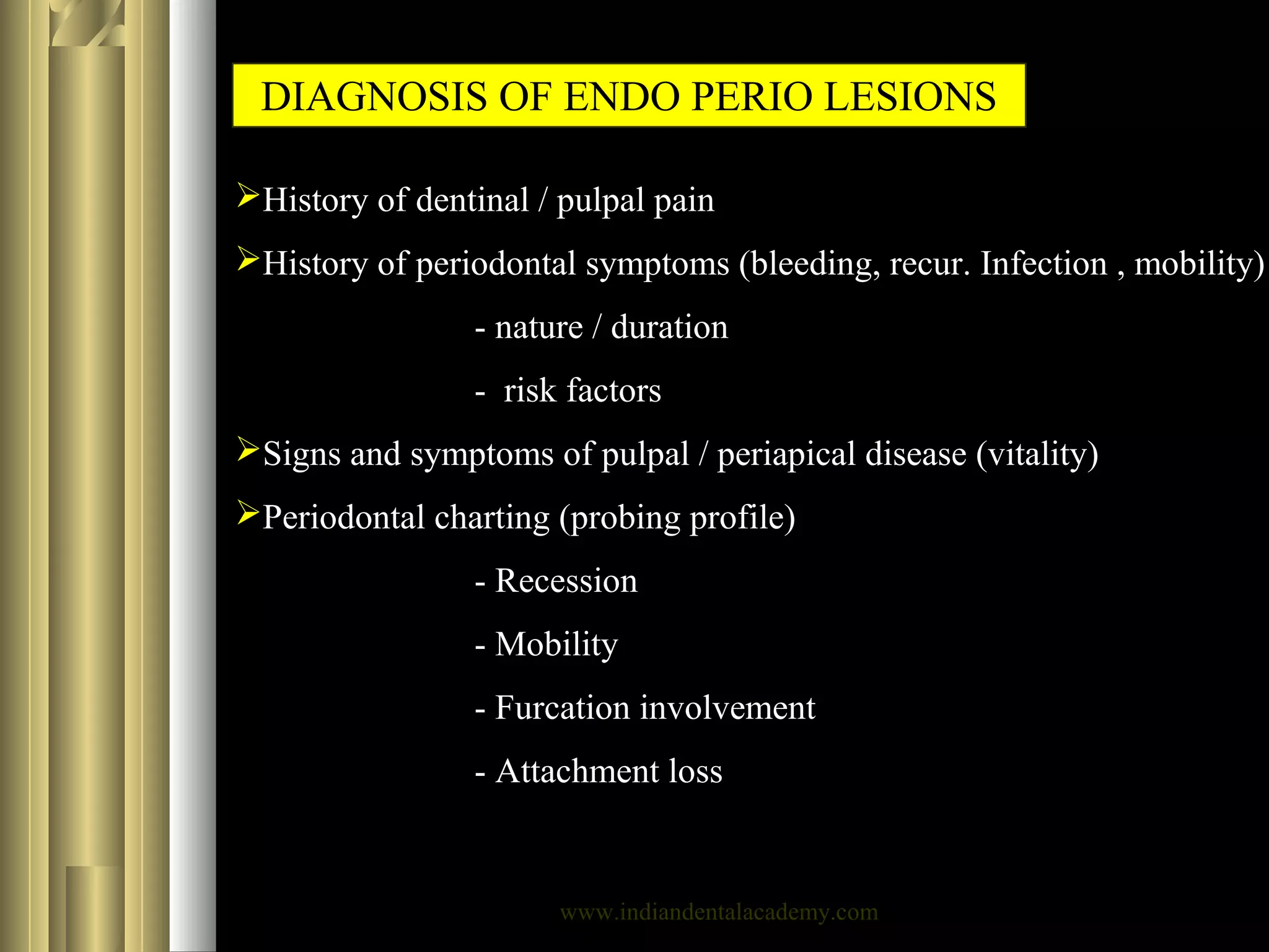 Endo perio lesions /certified fixed orthodontic courses by Indian ...