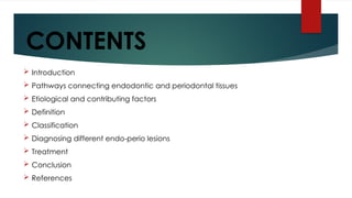 endo perio relationship in prosthodontic | PPTX