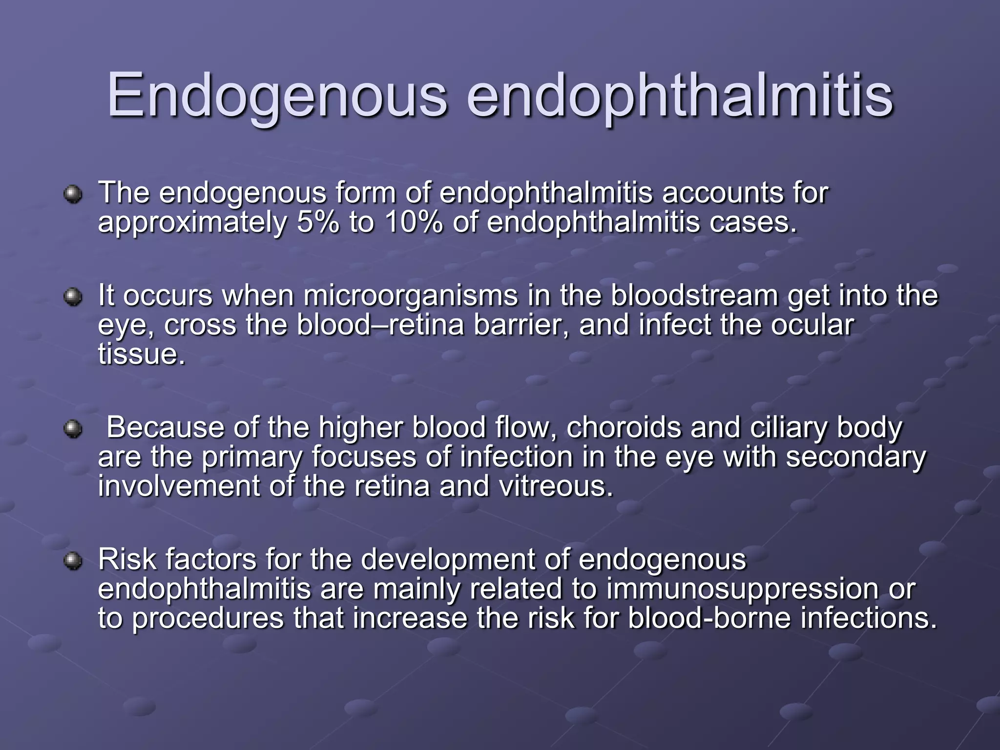 Endophthalmitis | PPTX