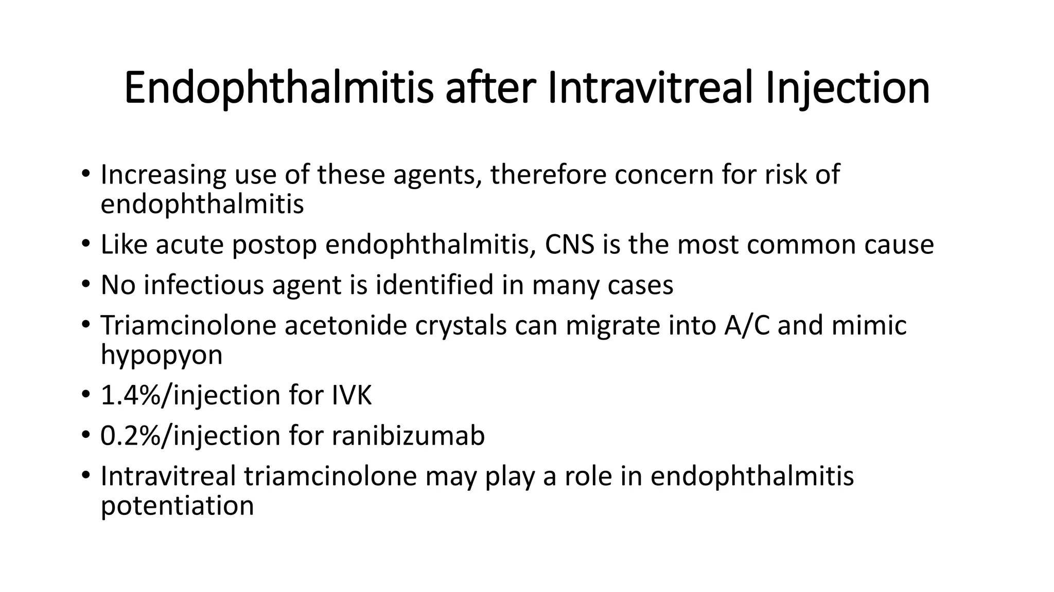 Endophthalmitis | PPTX