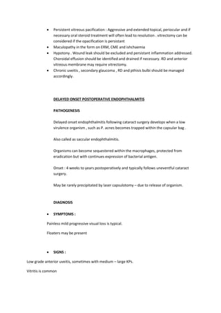 Endophthalmitis | PDF
