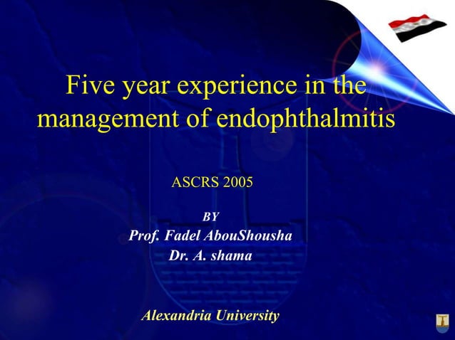 Endophthalmitis | PPT