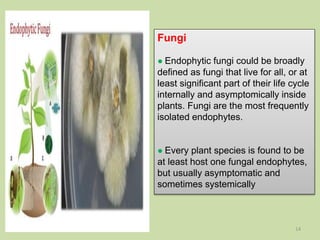 Endophyte(by: elham lasemi PhD of nematology) | PPTX