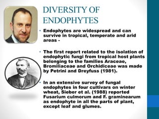 Microbial Endophytes | PPTX
