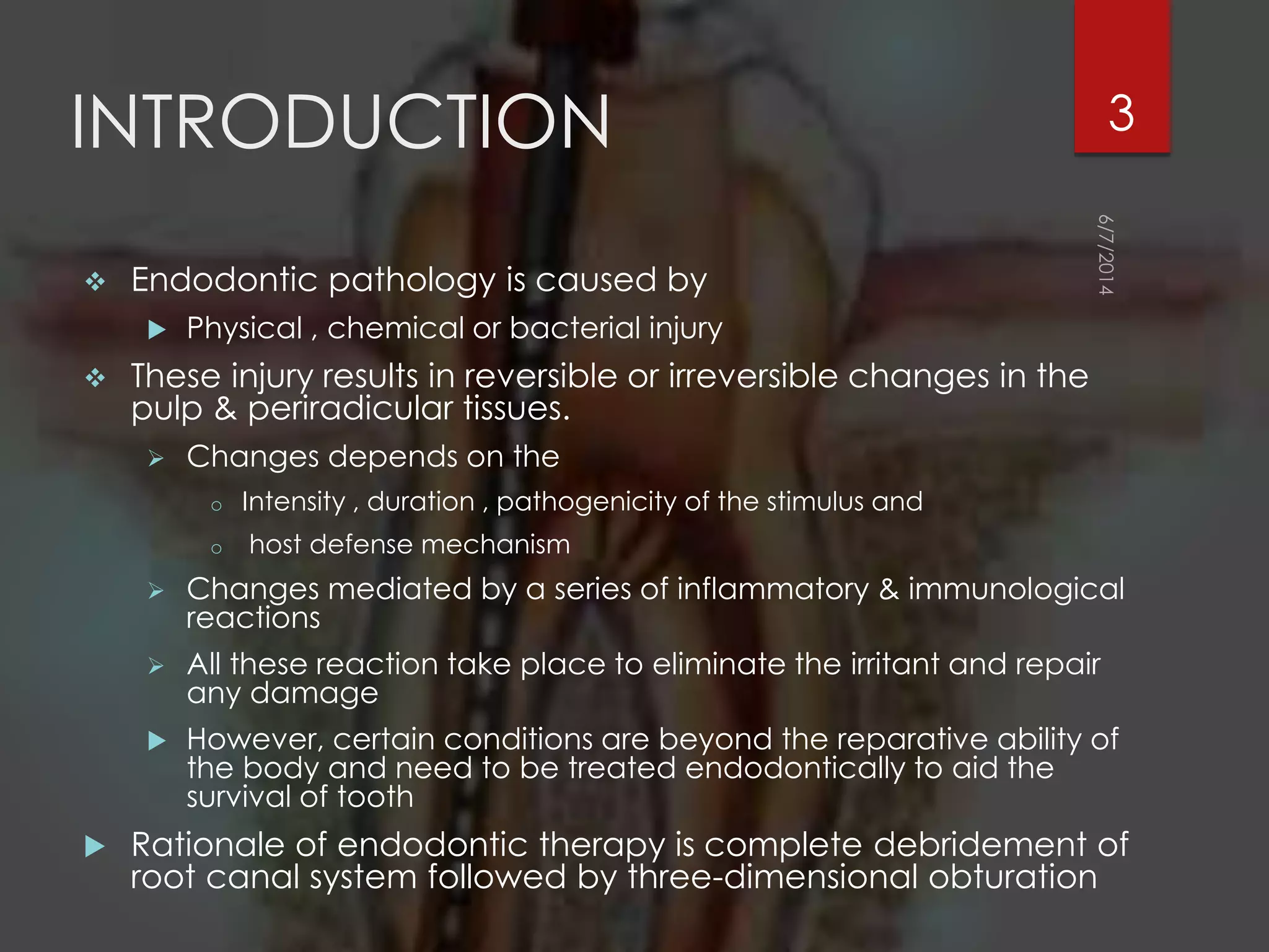 Rationals of endodontics best ppt | PPTX