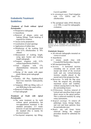 Endo protocols | PDF