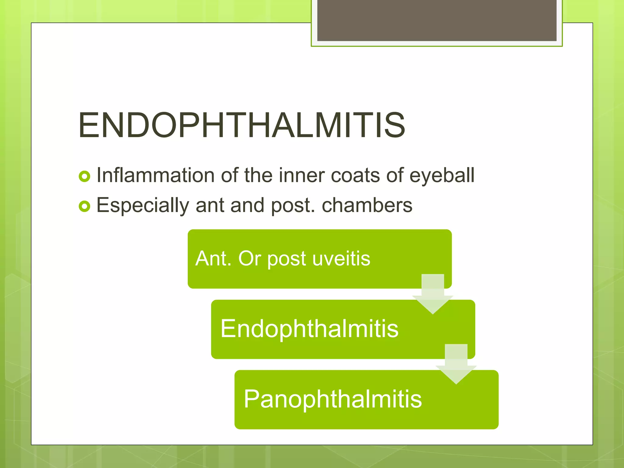 Endopthalmitis | PPT