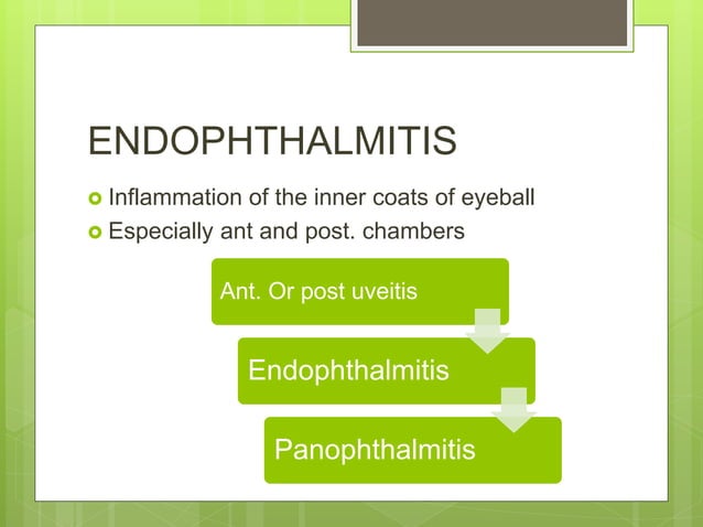 Endopthalmitis | PPT
