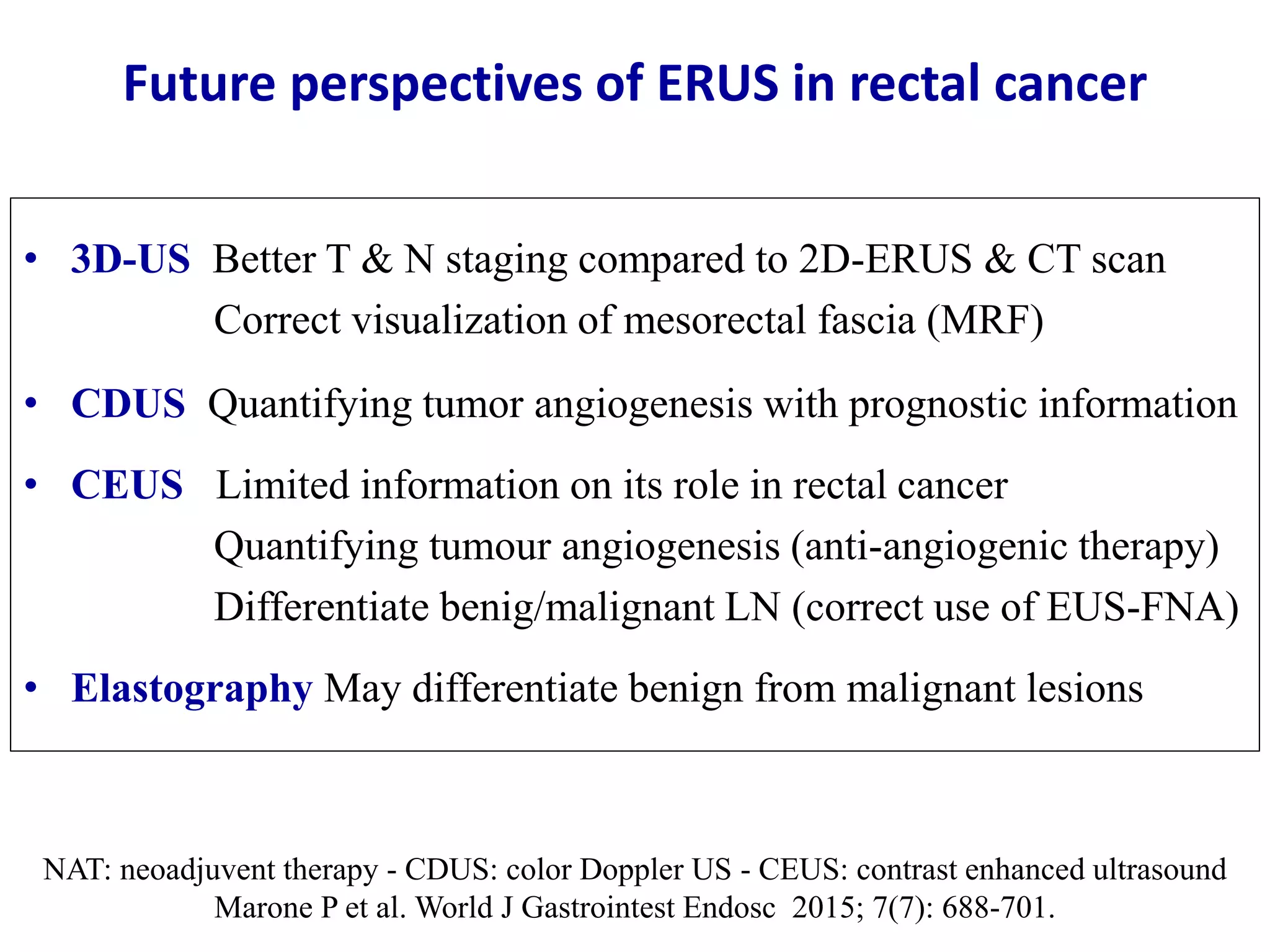 Endorectal ultrasound in rectal diseases | PPTX