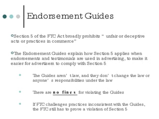 Endorsement guides 082810 | PPT