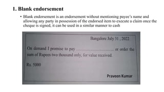 ENDORSEMENT KINDS OF ENDORSEMENT PAVITHRA.pptx