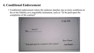 ENDORSEMENT KINDS OF ENDORSEMENT PAVITHRA.pptx