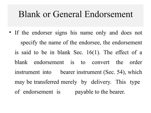 endorsement of negotiable instrument.pptx