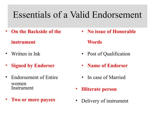 endorsement of negotiable instrument.pptx
