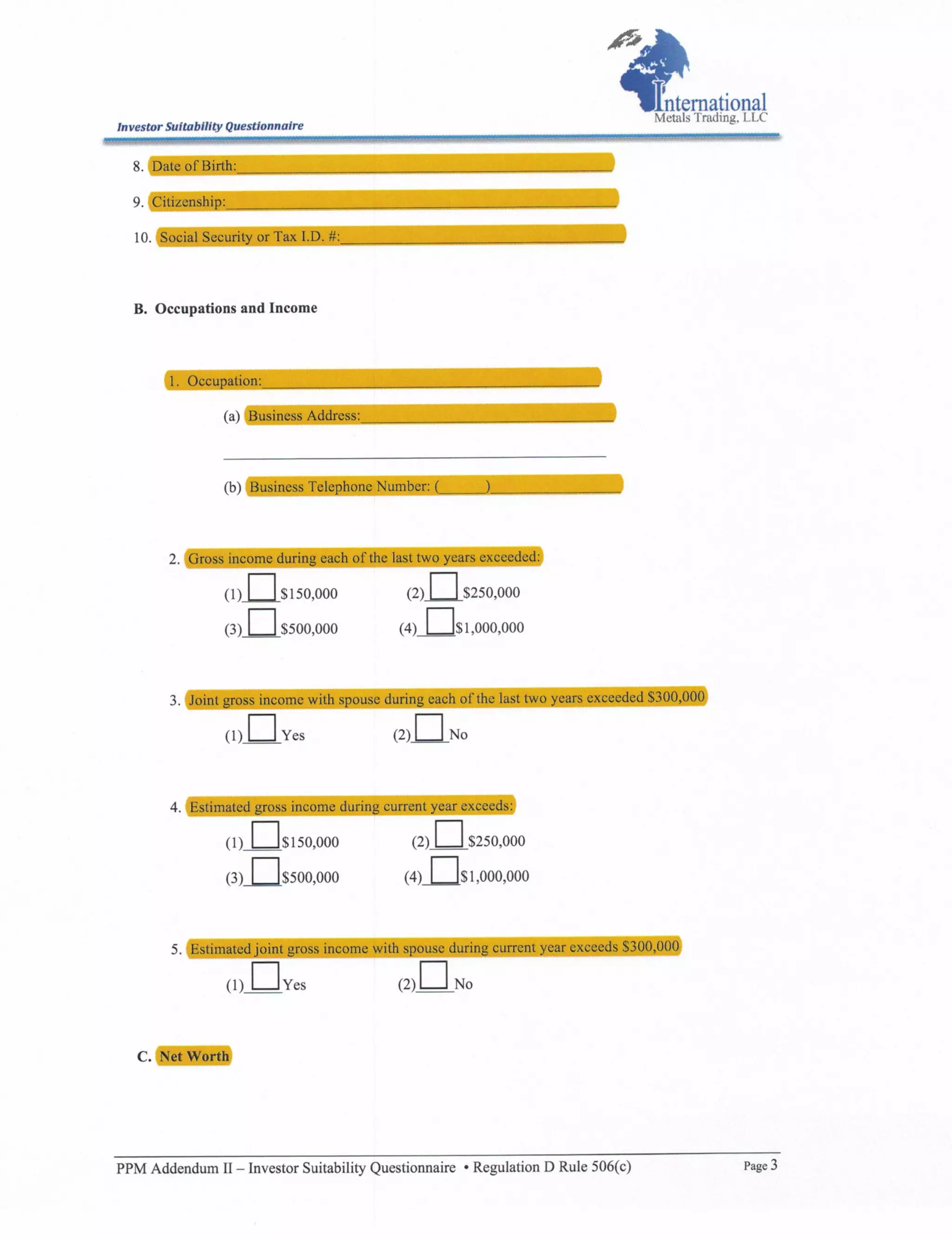 Endorsement pages & payment instructions | PDF