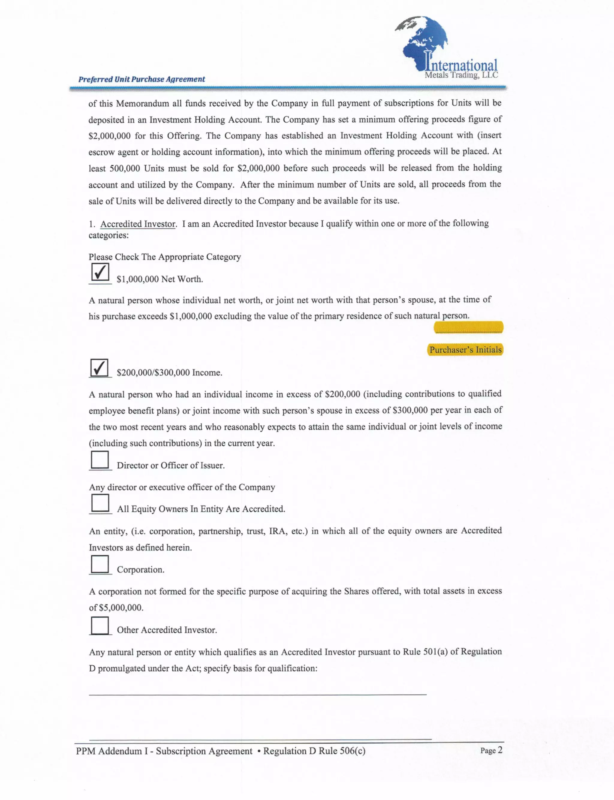 Endorsement pages & payment instructions | PDF
