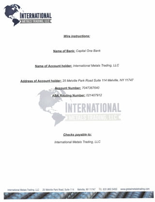 Endorsement pages & payment instructions | PDF