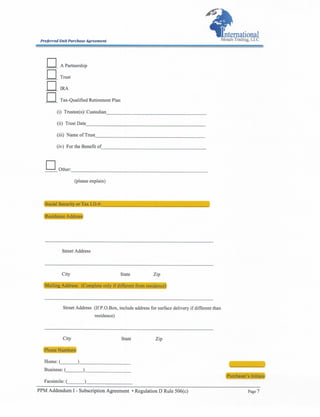 Endorsement pages & payment instructions | PDF
