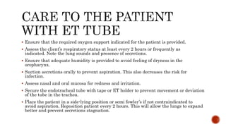 Endortracheal tube ppt | PPT