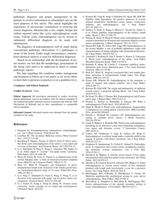 Endosalpingiosis | PDF