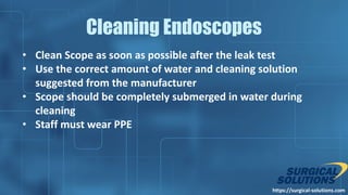 Endoscope Cleaning | PDF