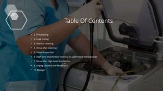 Endoscope cleaning | PPTX