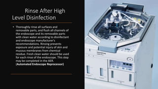 Endoscope cleaning | PPTX