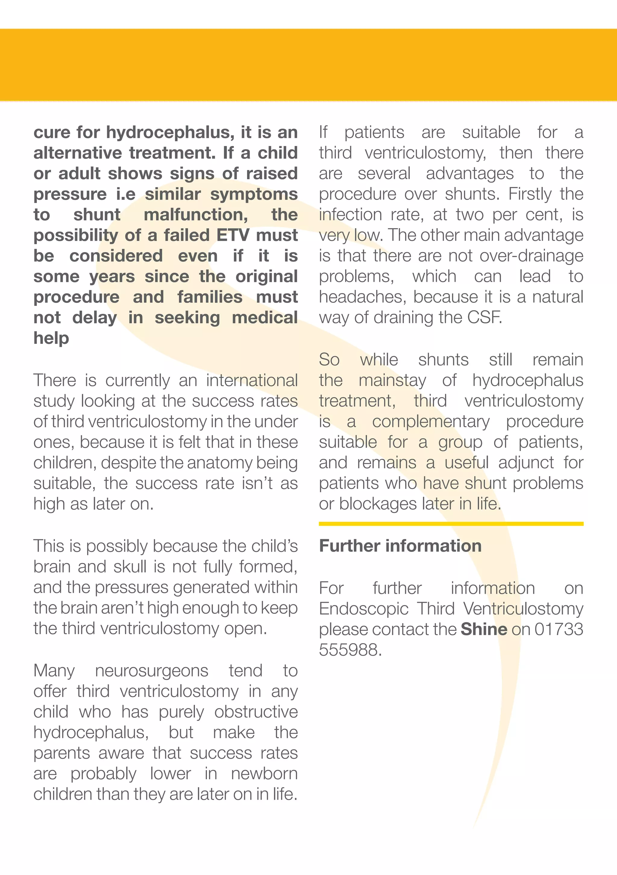 Endoscopic Third Ventriculostomy | PDF | Brain and Nervous System ...