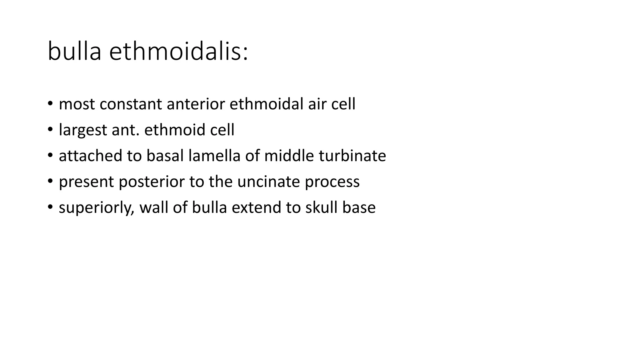 Endoscopic anatomy of ethmoid bone | PDF | Ear, Nose and Throat ...