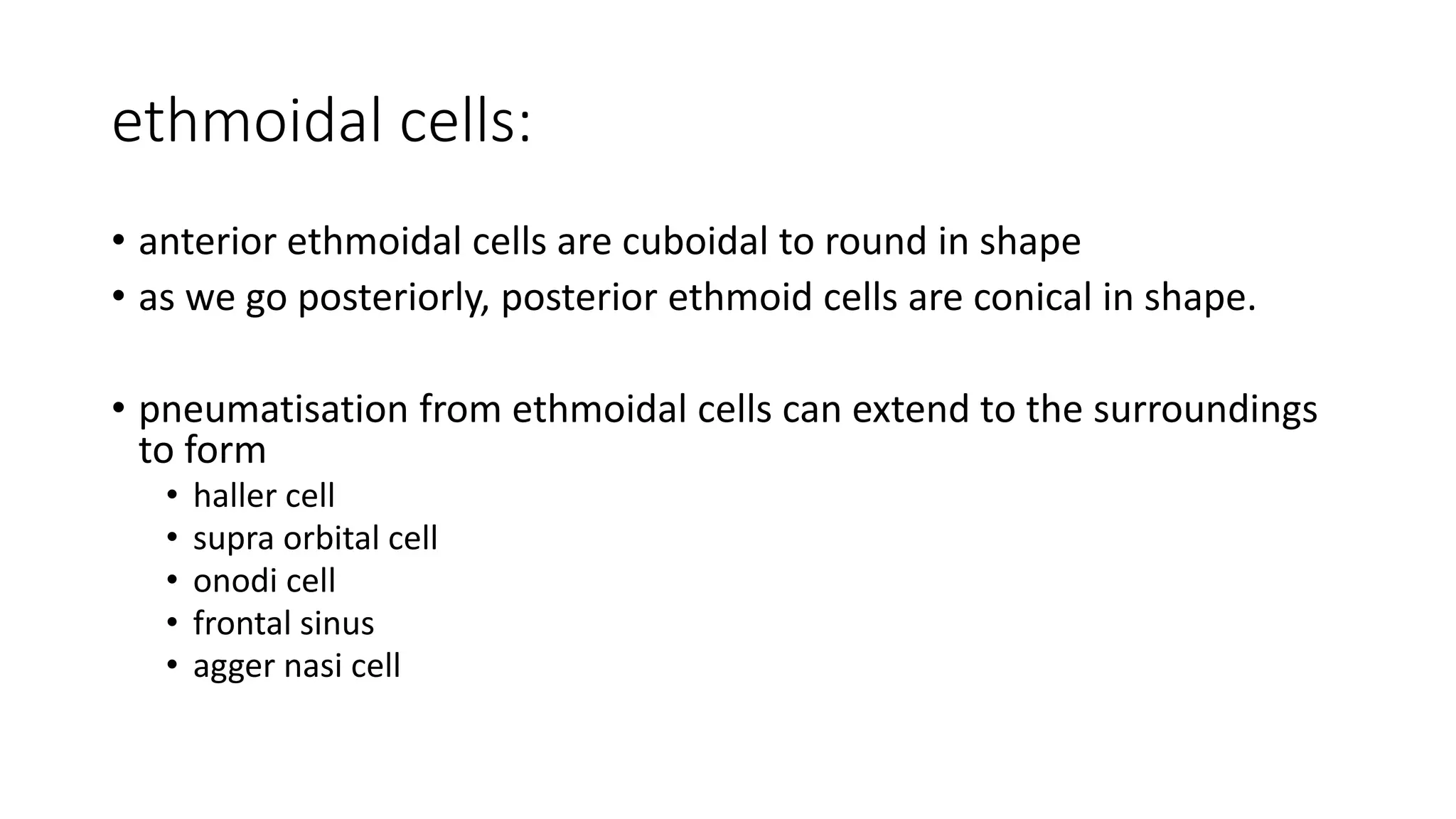 Endoscopic anatomy of ethmoid bone | PPTX