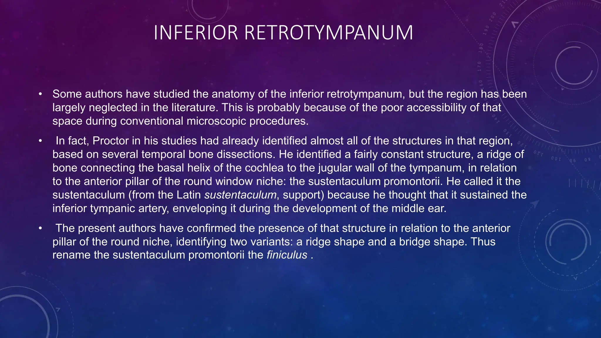 Endoscopic anatomy of middle ear.jshpptx | PPTX