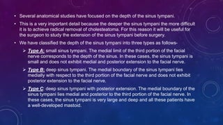 Endoscopic anatomy of middle ear.jshpptx | PPTX