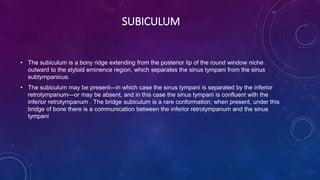 Endoscopic anatomy of middle ear.jshpptx | PPTX