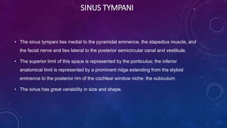 Endoscopic anatomy of middle ear.jshpptx | PPTX
