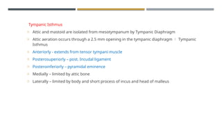ENDOSCOPIC ANATOMY OF MIDDLE EAR CLEFT AND MUCOSAL FOLDS.pptx