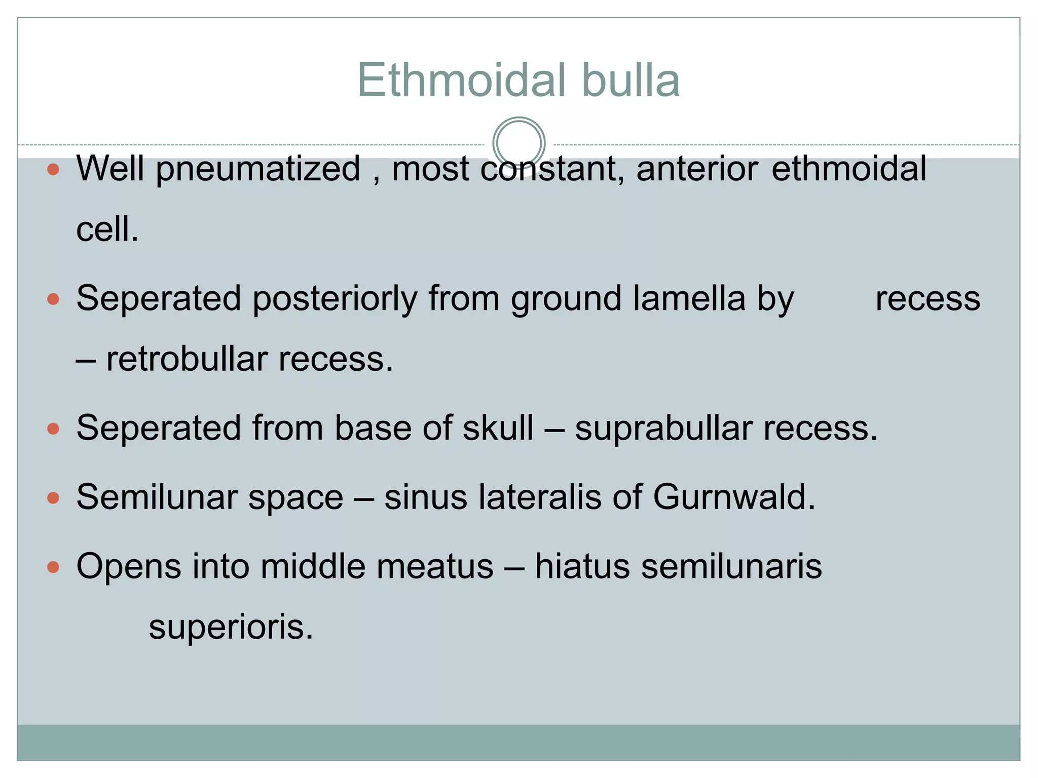 Endoscopic anatomy of nose and PNS | PPTX