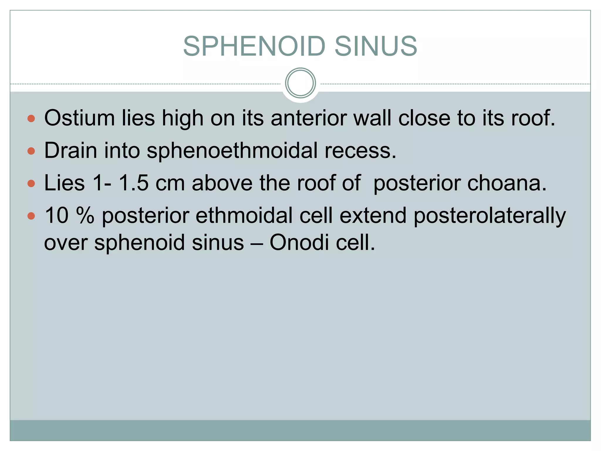 Endoscopic anatomy of nose and PNS | PPTX