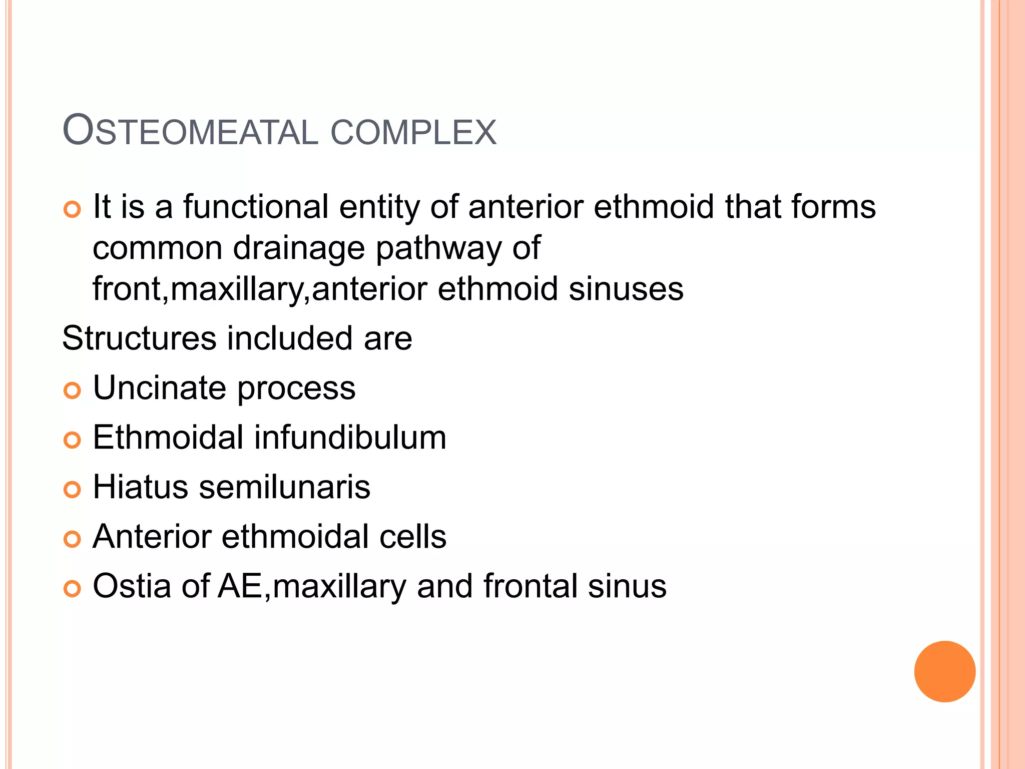 Endoscopic anatomy of Nose, PNS and anterior skull base | PPTX