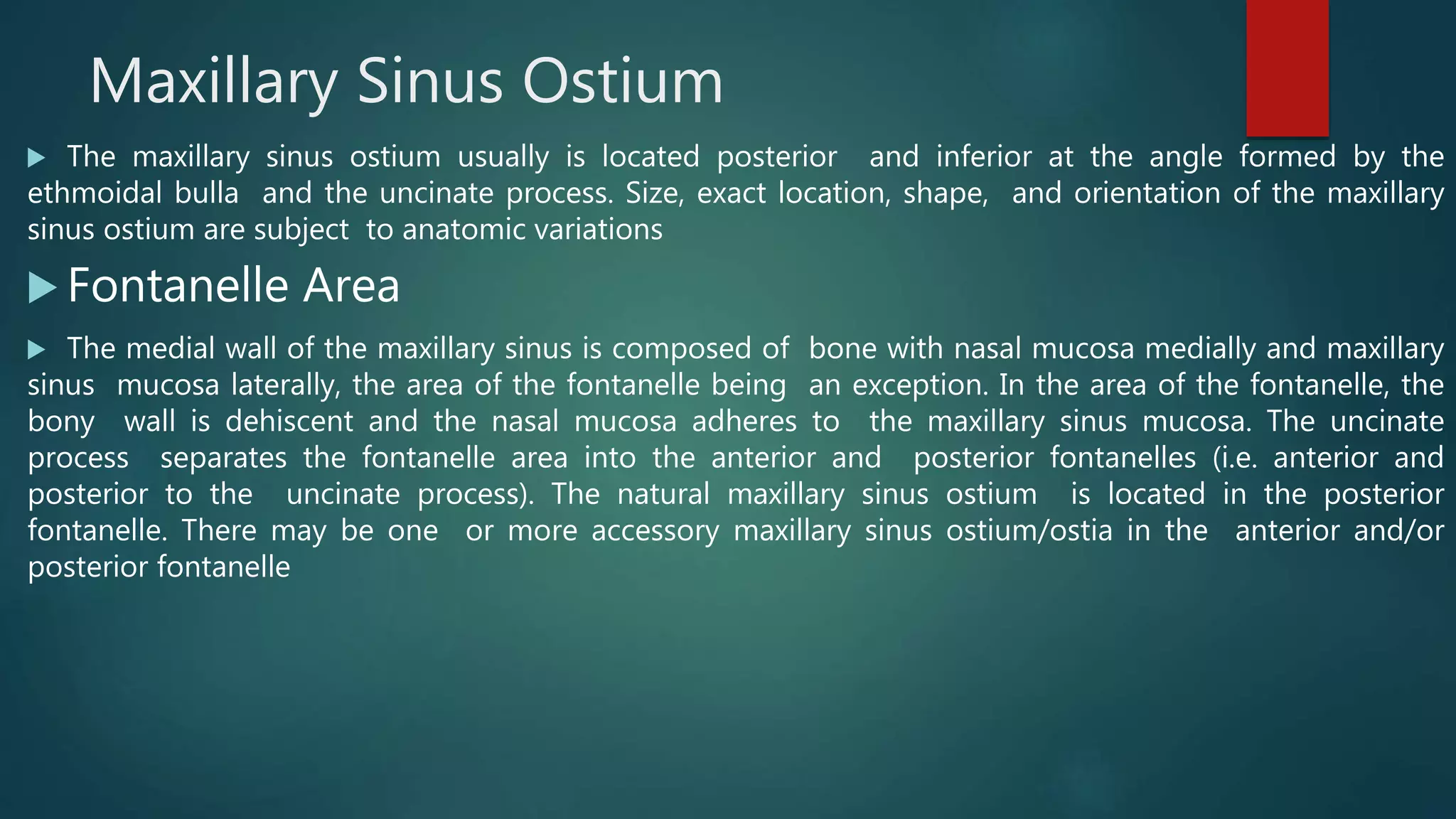 Endoscopic anatomy of paranasal sinuses | PPTX