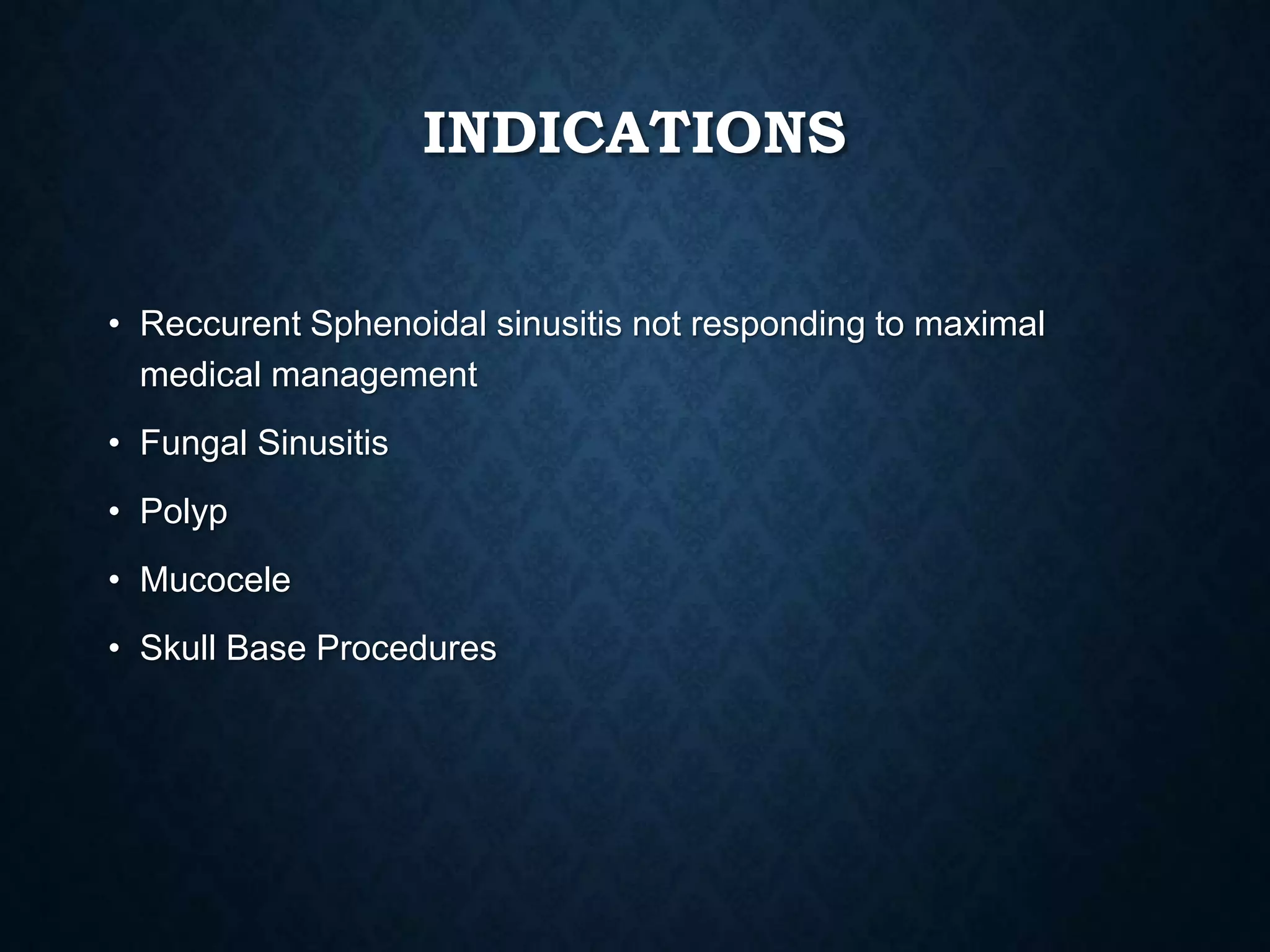 Endoscopic anatomy of lateral wall of sphenoid sinus | PPTX