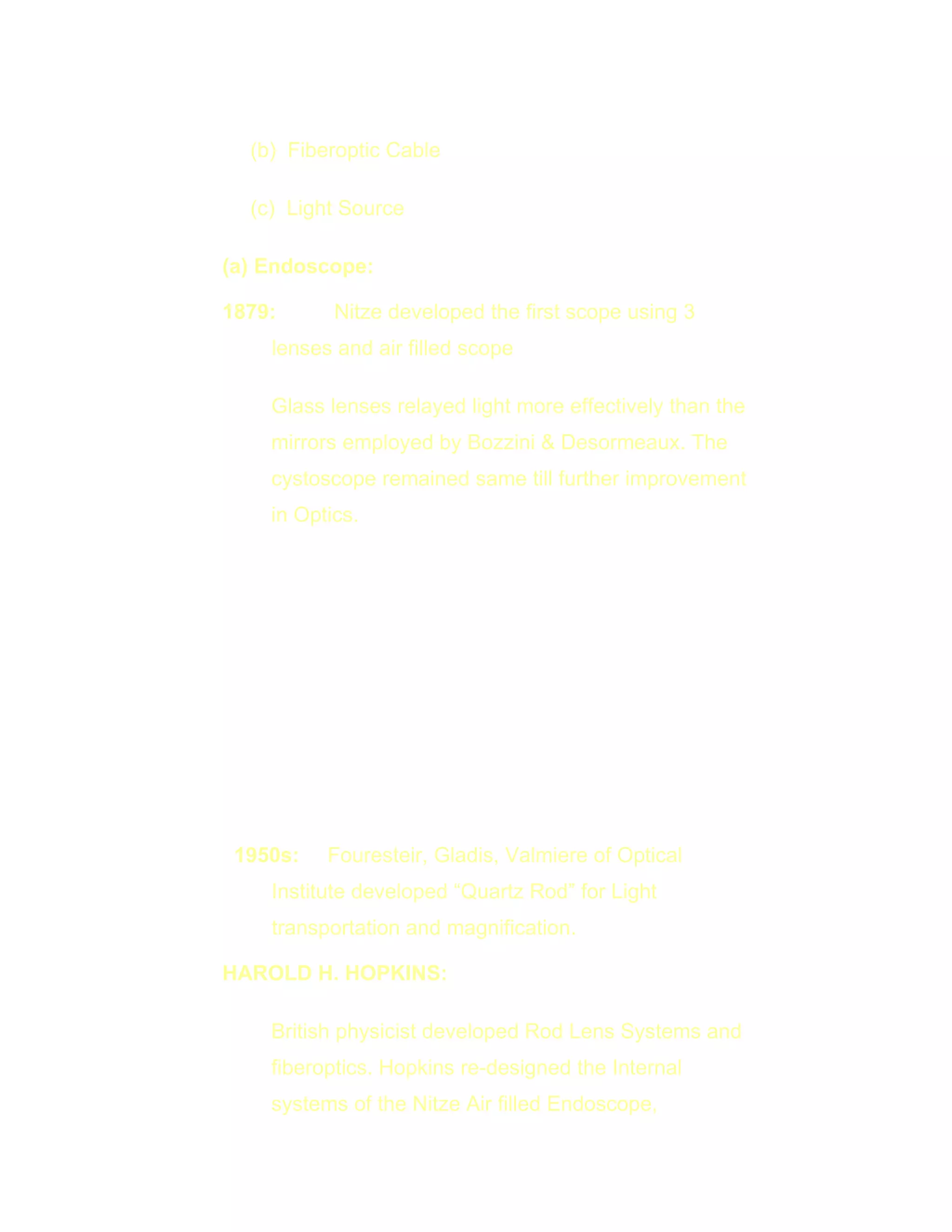 Endoscopic and laparoscopic surgery | DOC