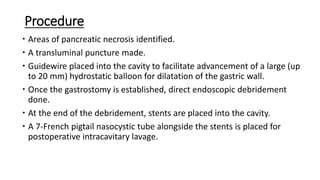 Endoscopic management in pancreatic diseases | PPTX