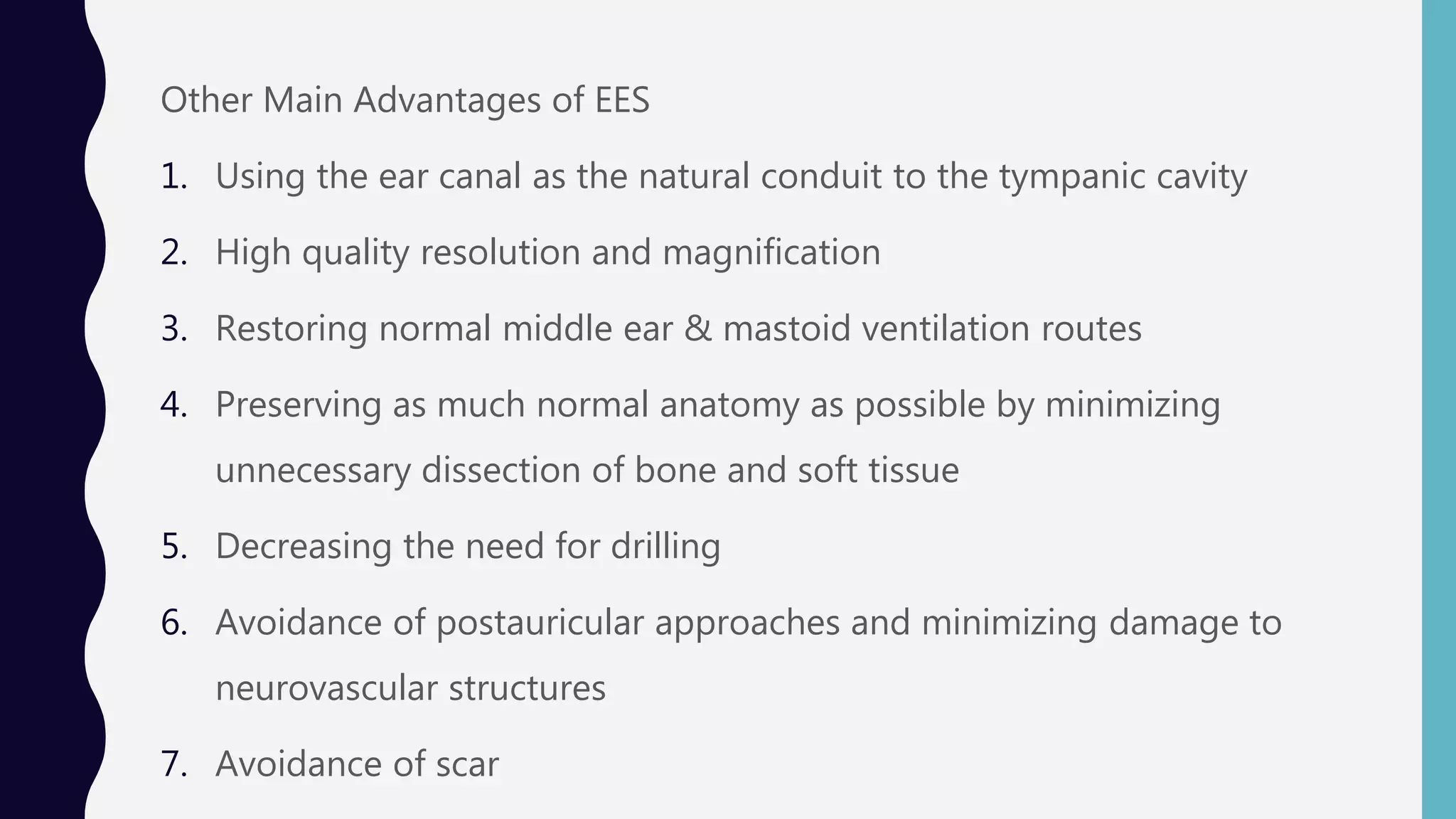 Endoscopic middle ear surgery | PPTX