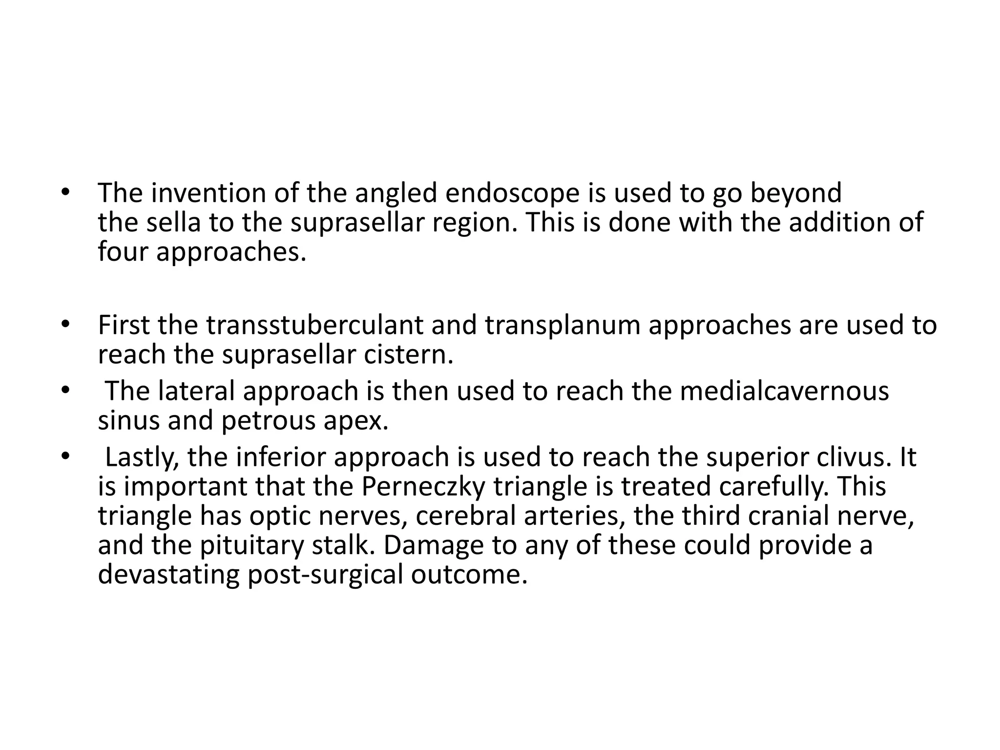 Endoscopic pituitary surgery | PPTX