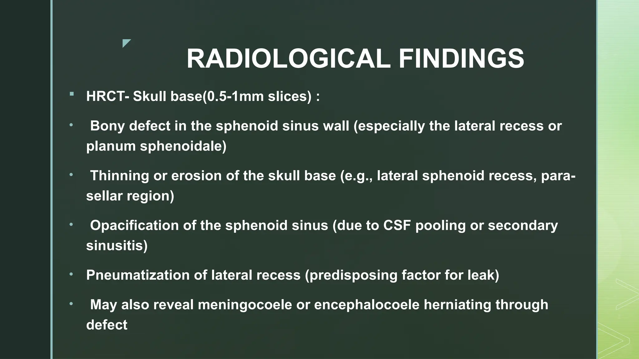 Endoscopic repair of sphenoidal csf dural fistula.pptx