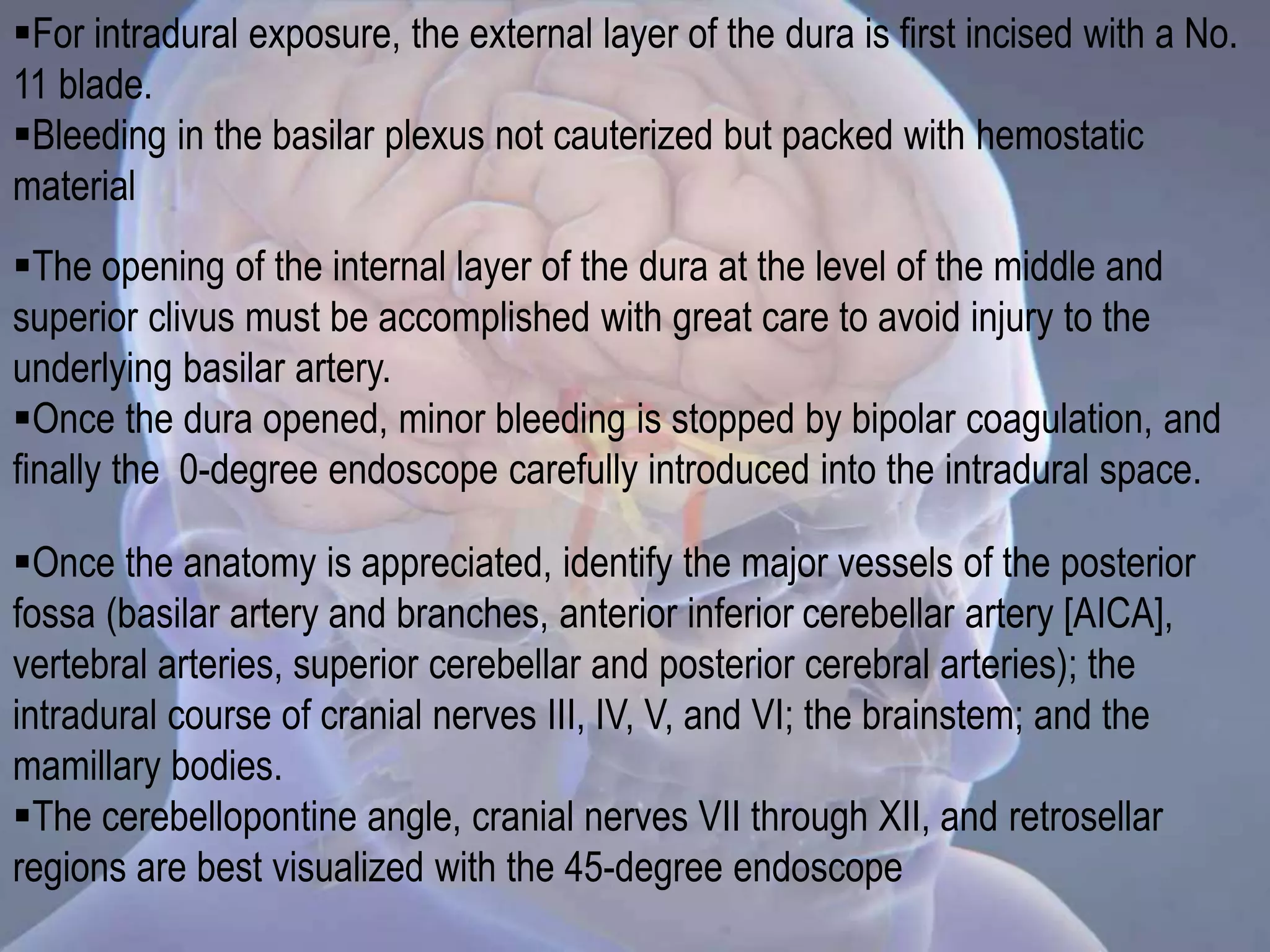 Endoscopic skull base surgery level iii | PPTX