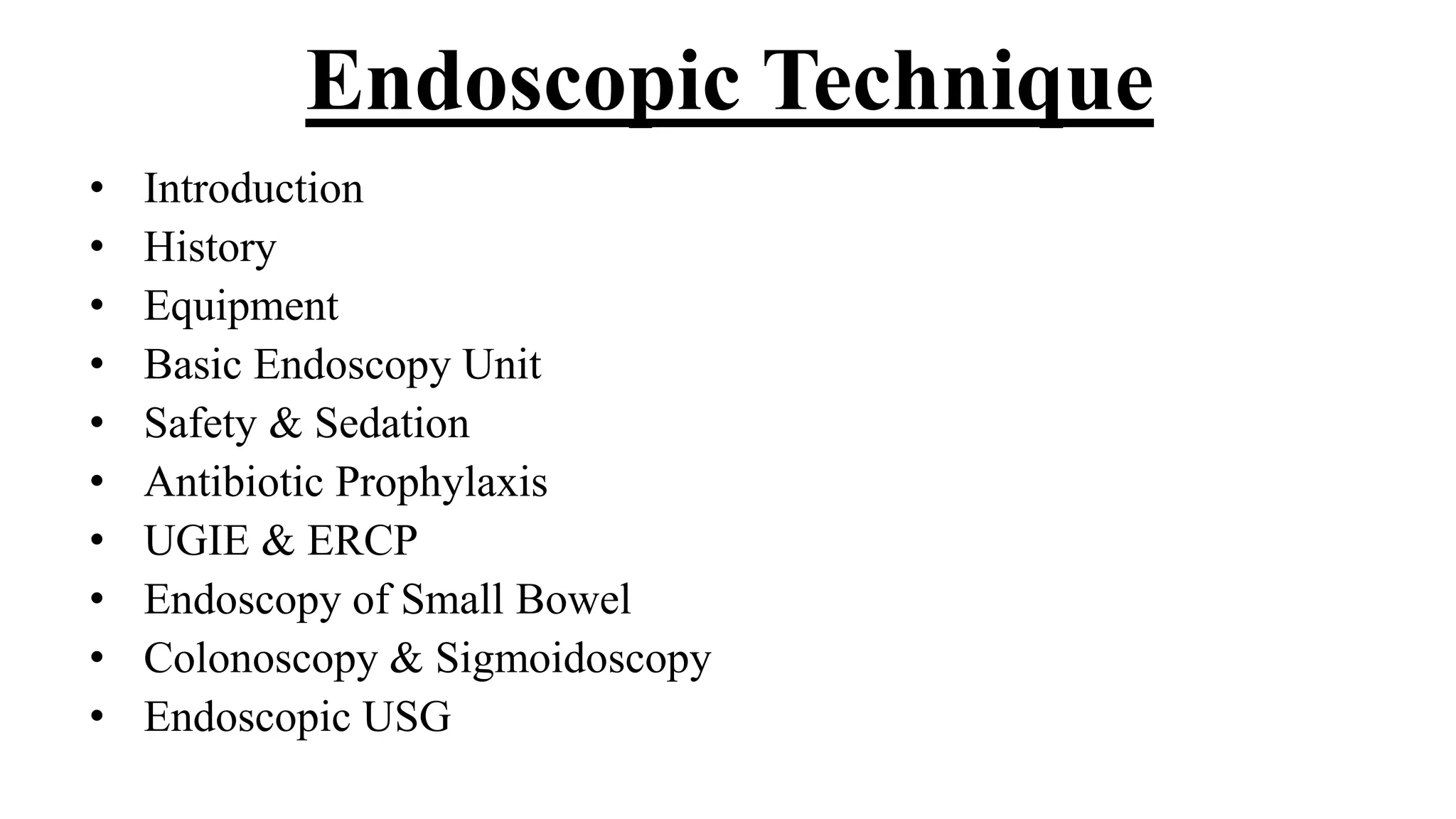 Endoscopic Techniques & Imaging Technologies in Surgical Diseases-Basic ...