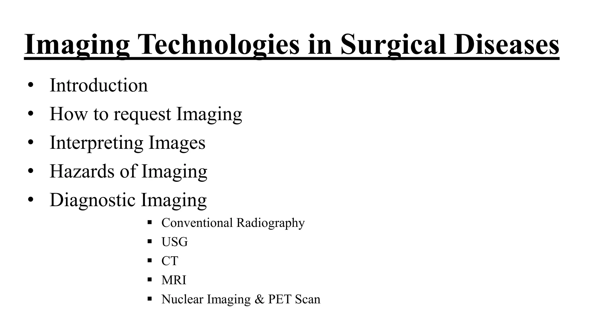 Endoscopic Techniques & Imaging Technologies in Surgical Diseases-Basic ...